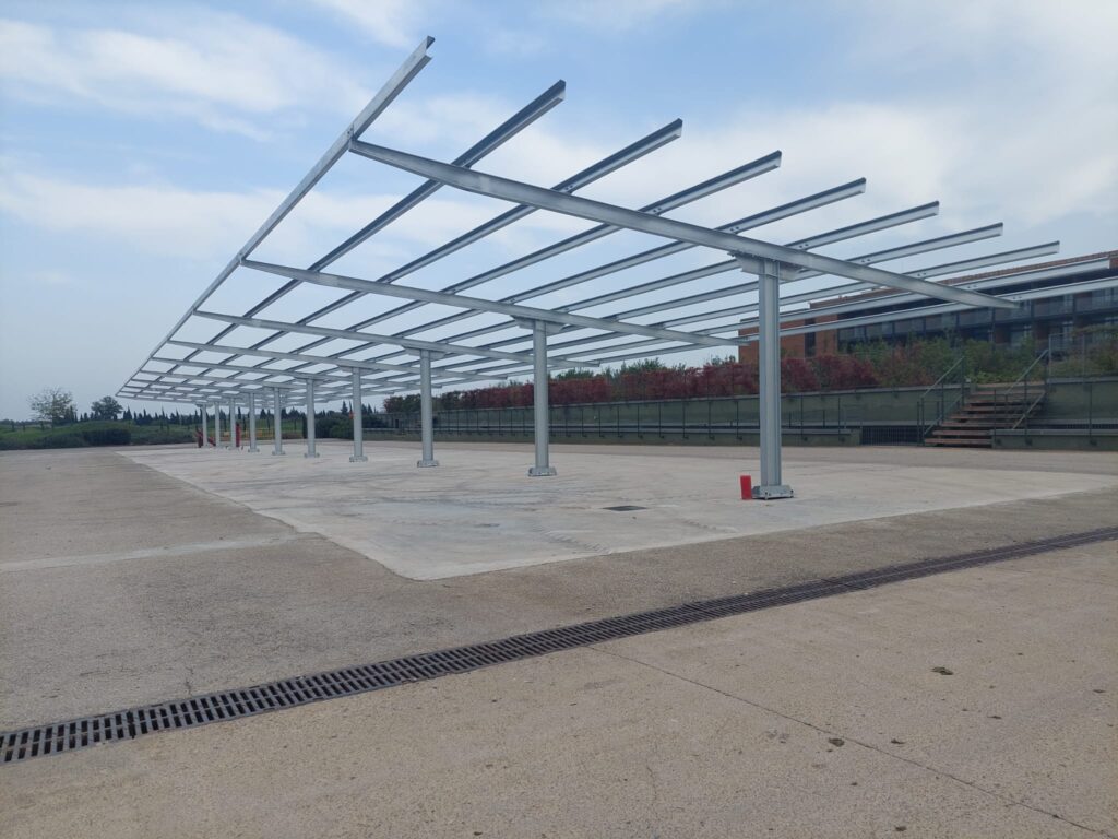 Marquesina para Parking Solar de 72 Coches - PARMAR
